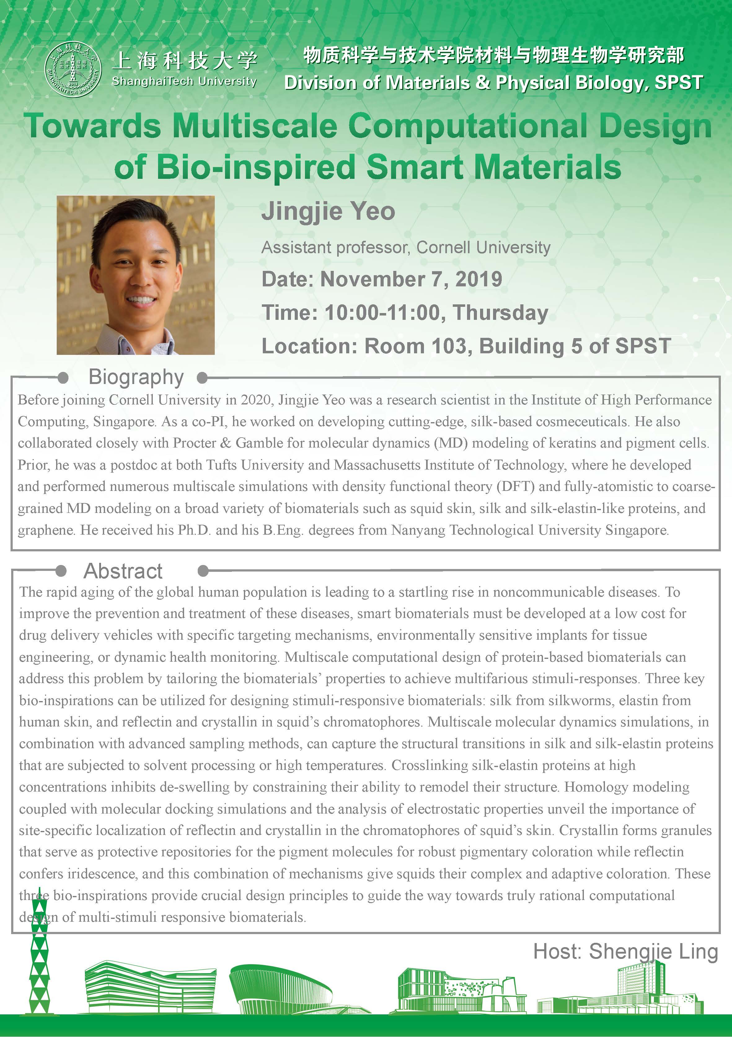 Towards Multiscale Computational Design of Bio-inspired Smart Materials